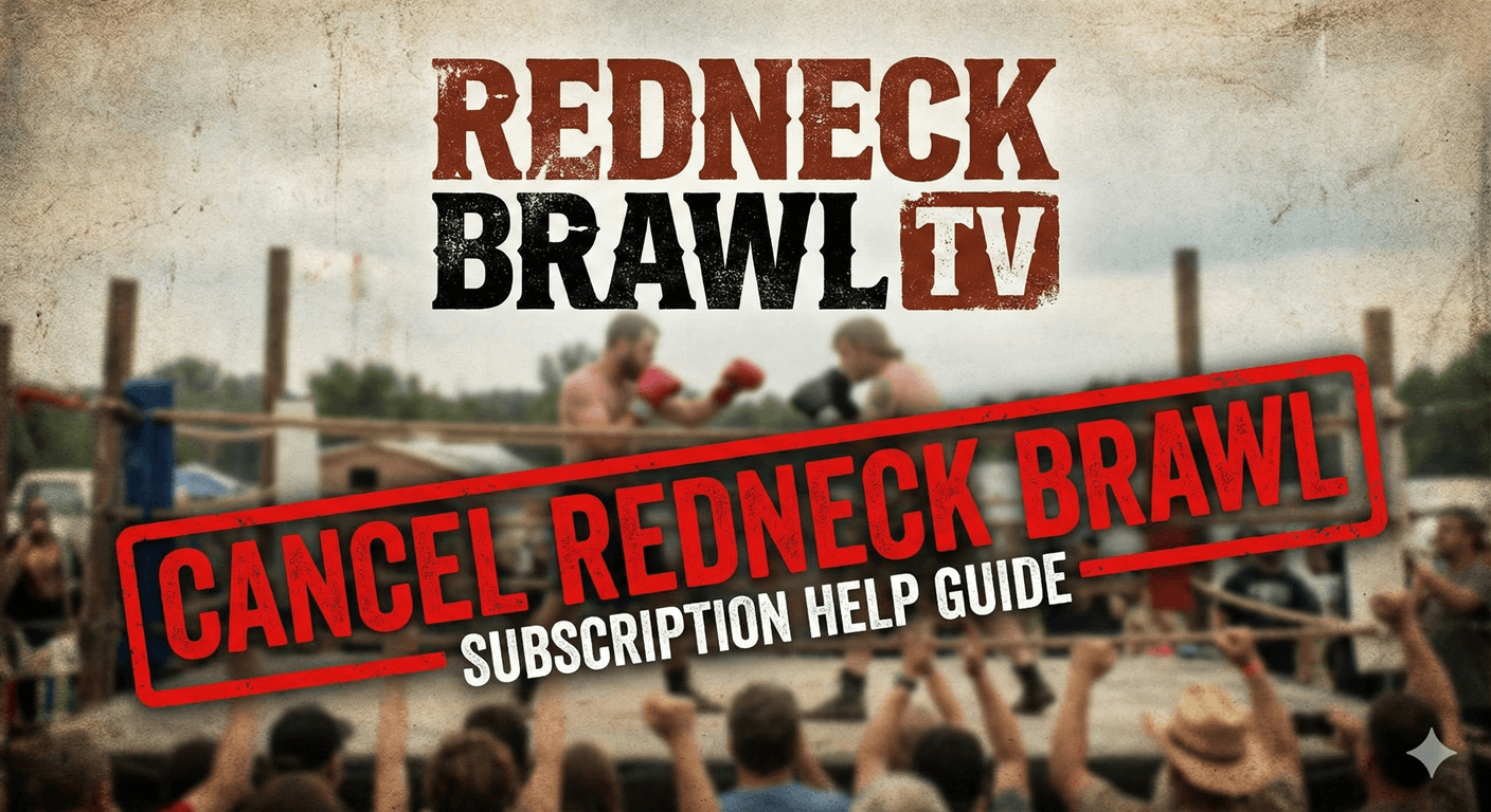 How to Cancel Redneck Brawl TV Subscription (The Missing "My Account ...